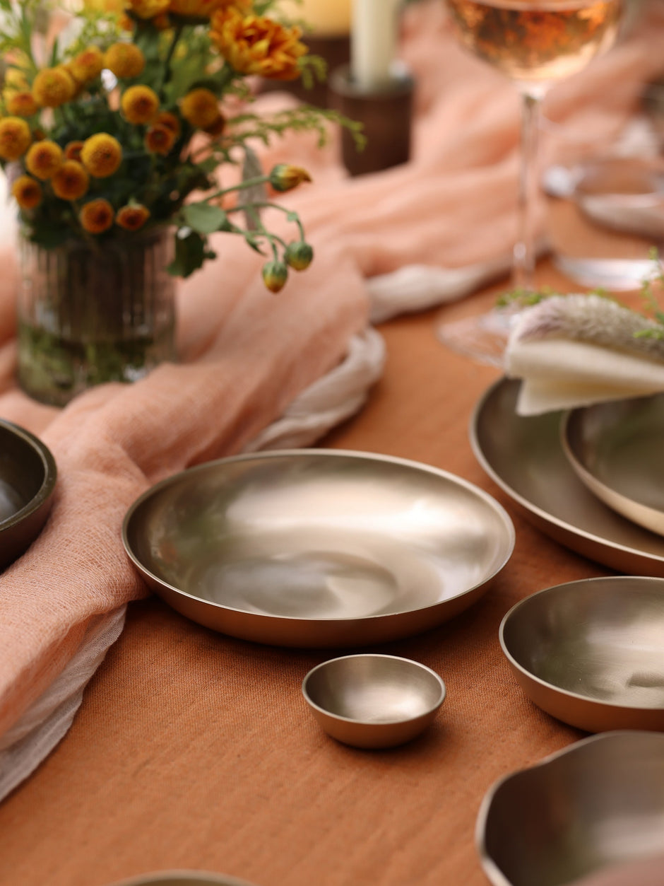 Kansa & Brass Dinnerware – Fleck