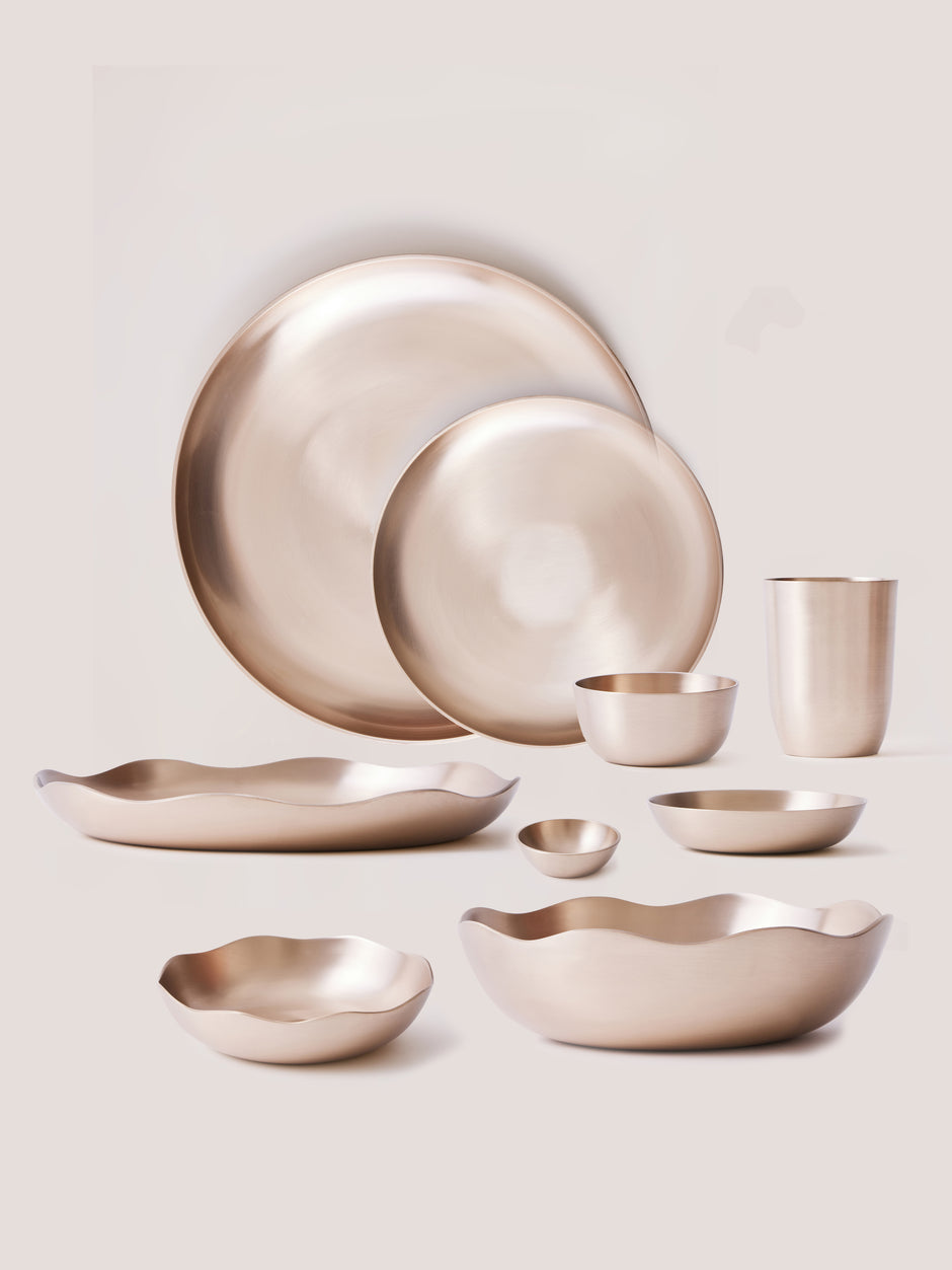 Kansa & Brass Dinnerware – Fleck