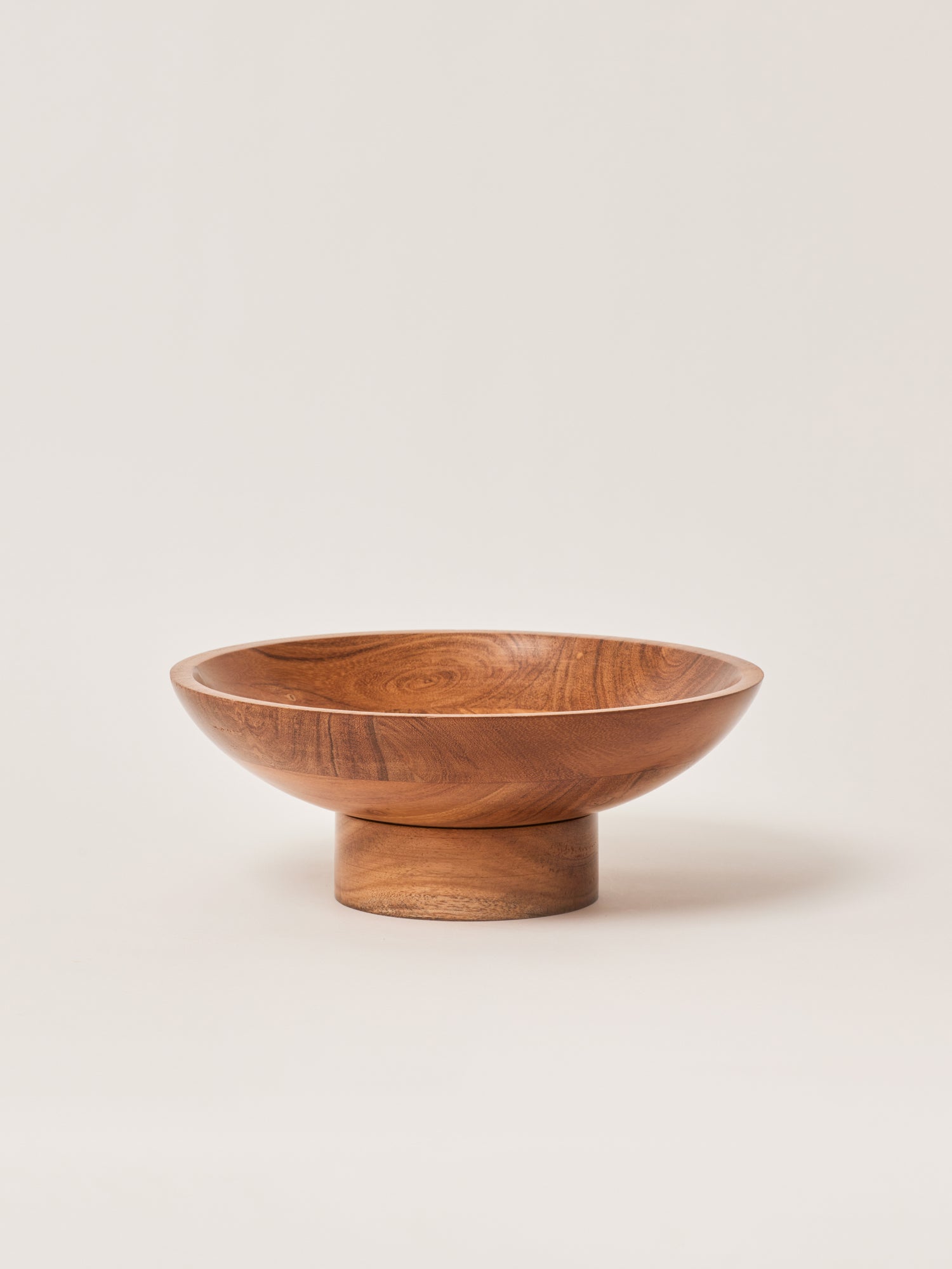 Raise Curve Bowl, Acacia Wood – Fleck